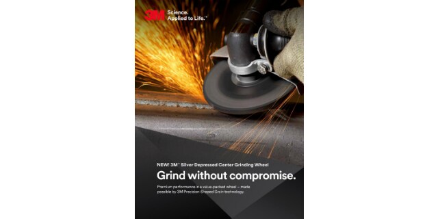 New 3M™ Silver Abrasive Wheels for Metalworking | 3M